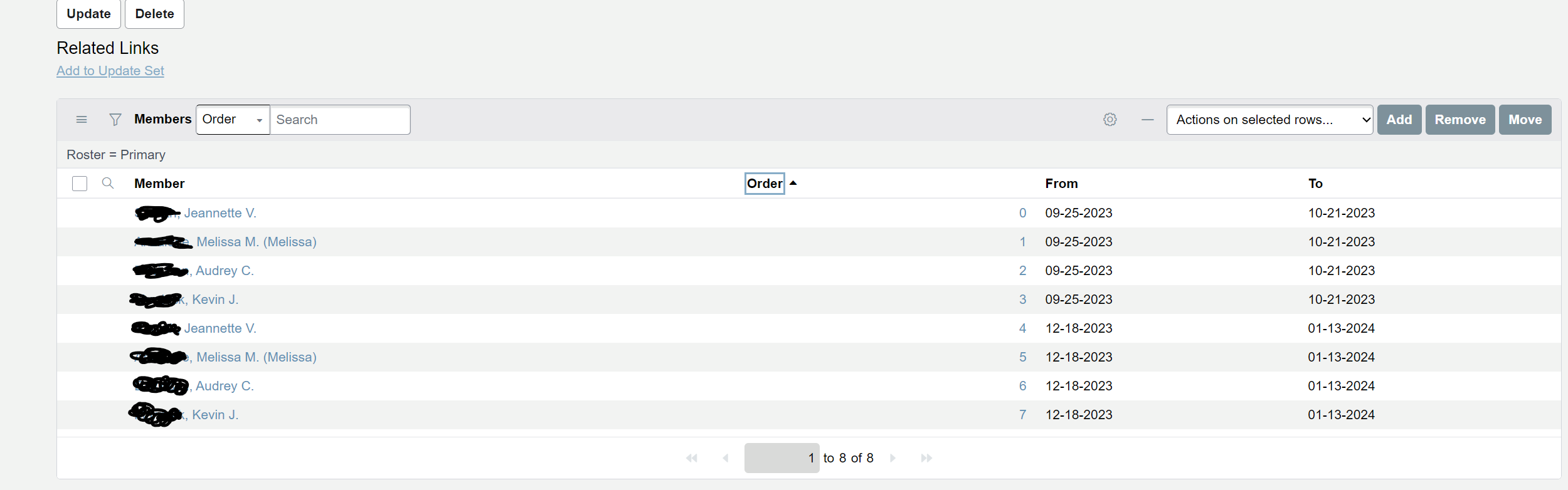 On-Call Scheduling - Rotation of Members - How to... - ServiceNow Community